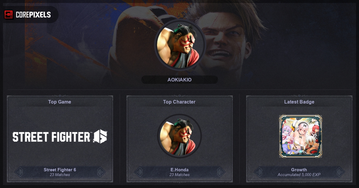 CorePixels - Aokiakio Profile