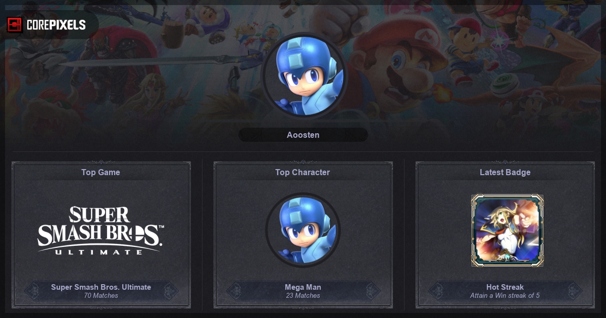 CorePixels - Aoosten Profile