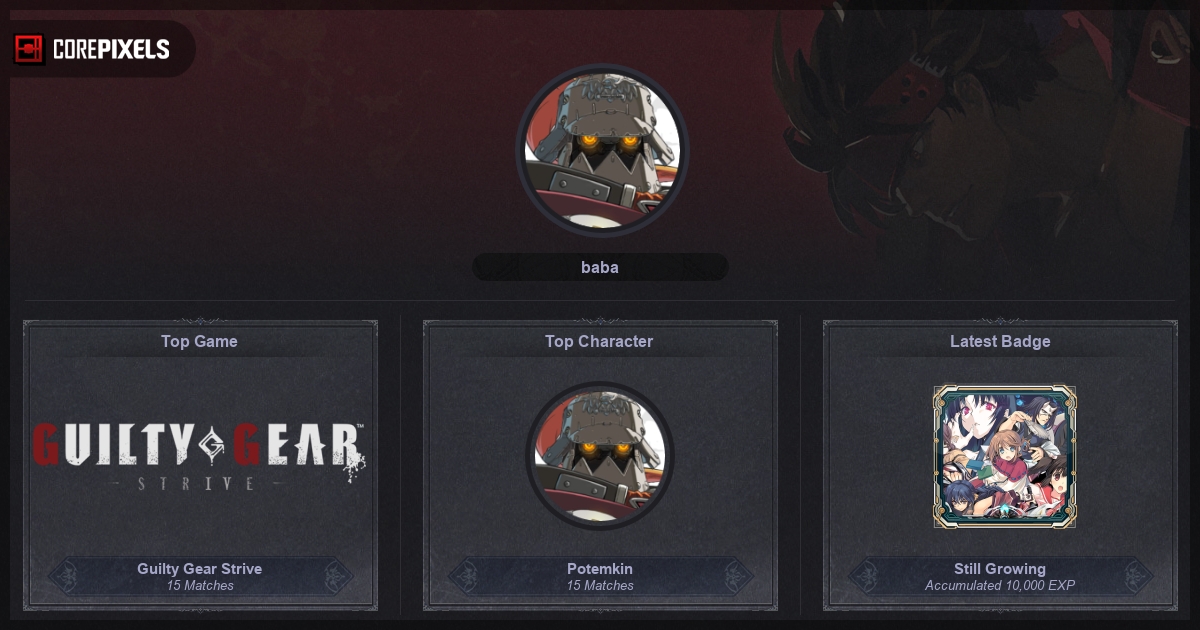 CorePixels - Baba Profile