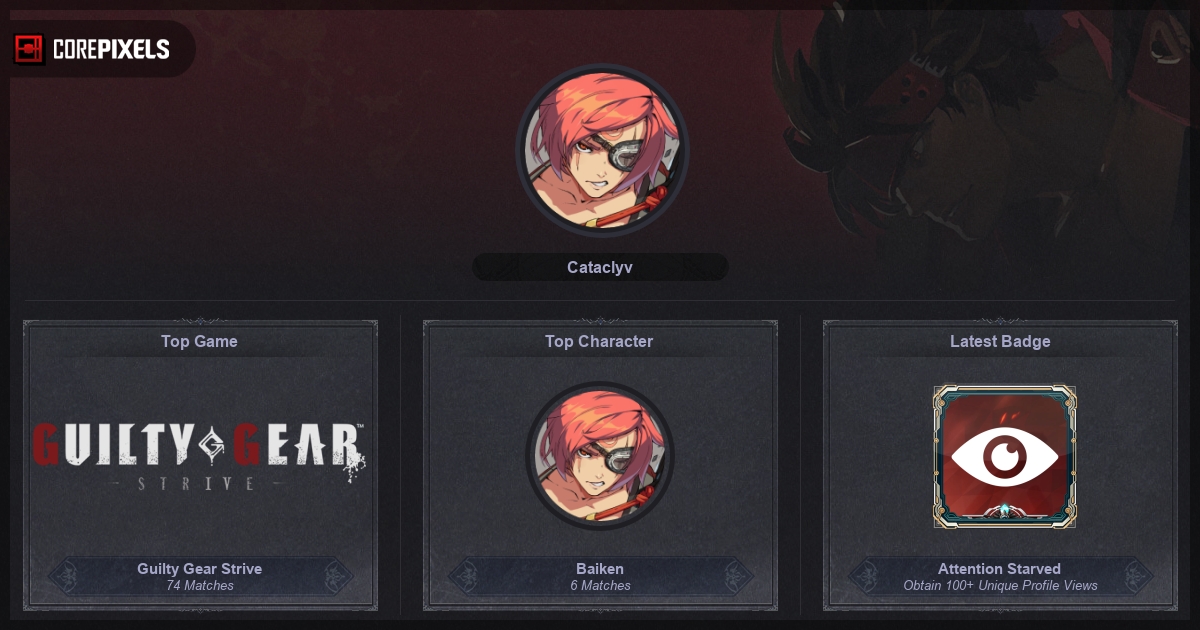 CorePixels - Cataclyv Profile