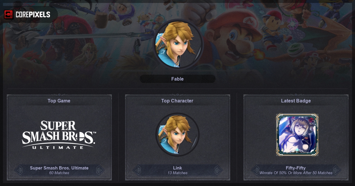 CorePixels - Fable Profile