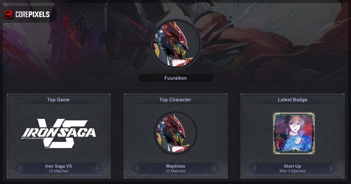 CorePixels - Fuuraiken Profile