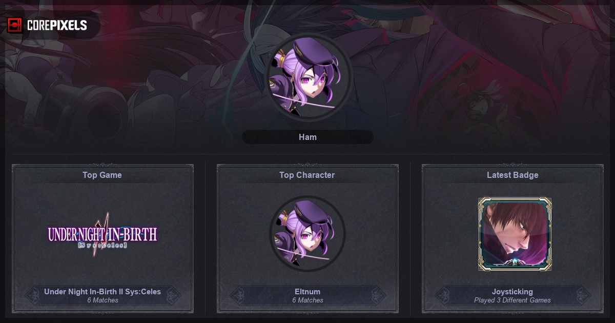 CorePixels - Ham Profile