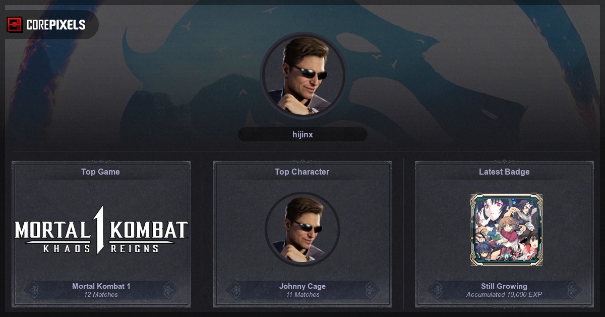 CorePixels - Hijinx Profile