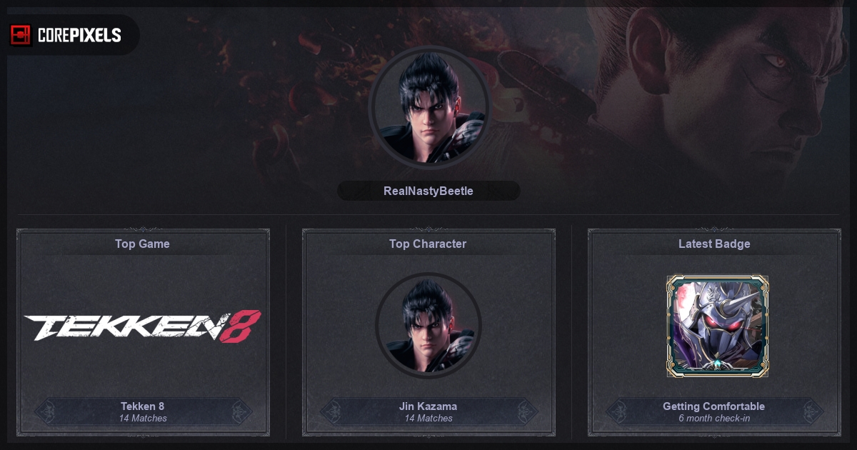 CorePixels - Realnastybeetle Profile