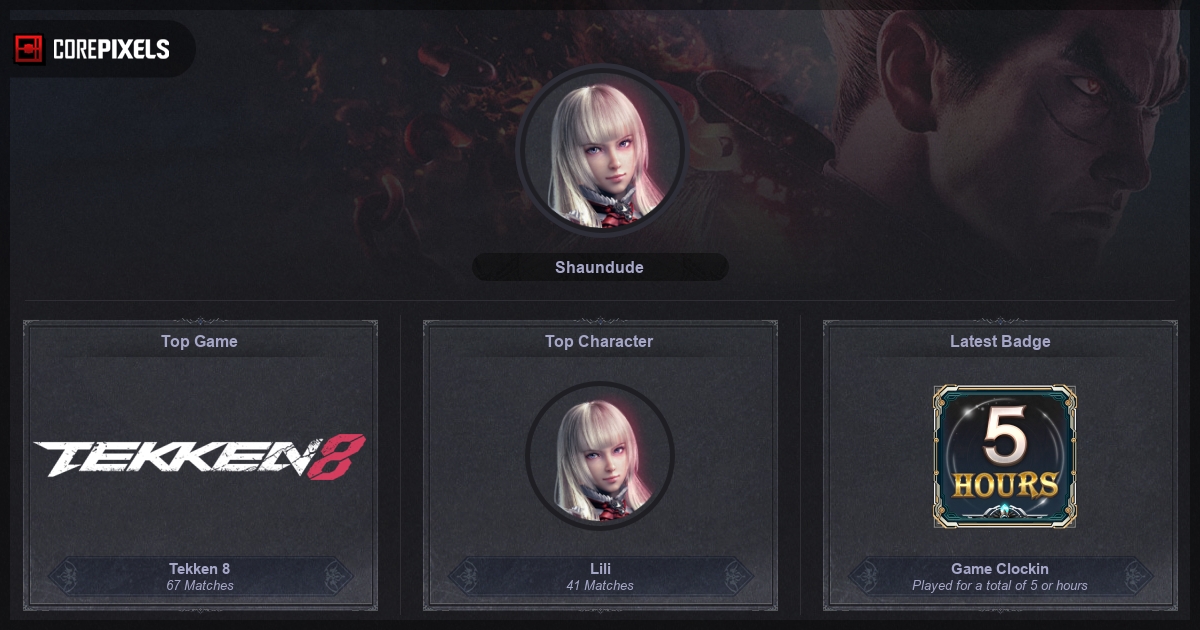 CorePixels - Shaundude Profile