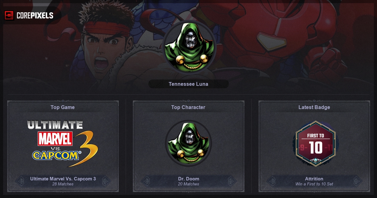 CorePixels - Tennessee Luna Profile